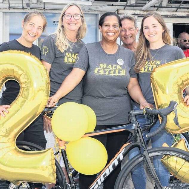 Mack Cycle family celebrates a quarter-century of service for this emp ...