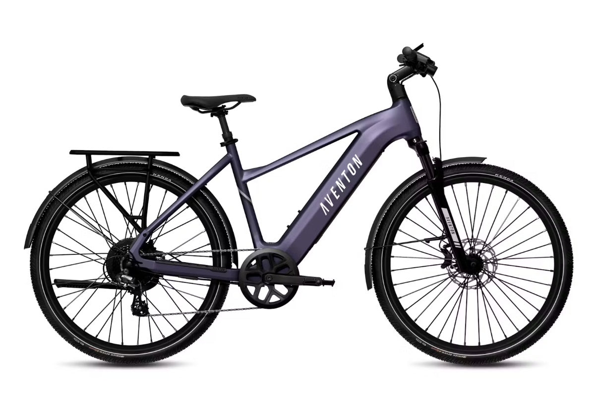 Aventon Level 3 Step Over Front Suspension Commuter E-Bike – Mack Cycle ...
