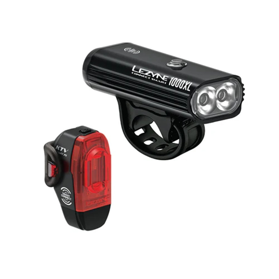 Lezyne Connect Smart 1000XL / KTV Smart Pair Bike Light Combo – Mack ...